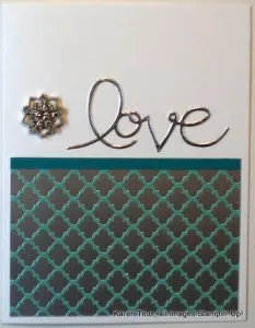 Stampin Up: E is for Expressions Thinlits!
