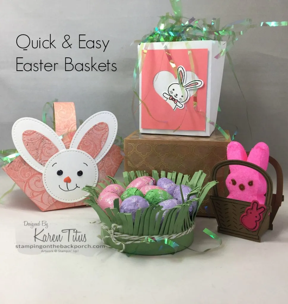 Four Quick & Easy Easter Baskets!